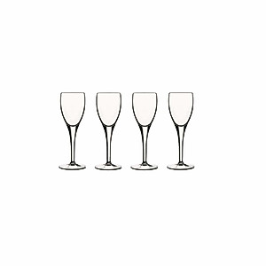 Luigi Bormioli Michelangelo 2.25 oz Liqueur Glasses (Set of 4), 4 Count (Pack of 1), Clear