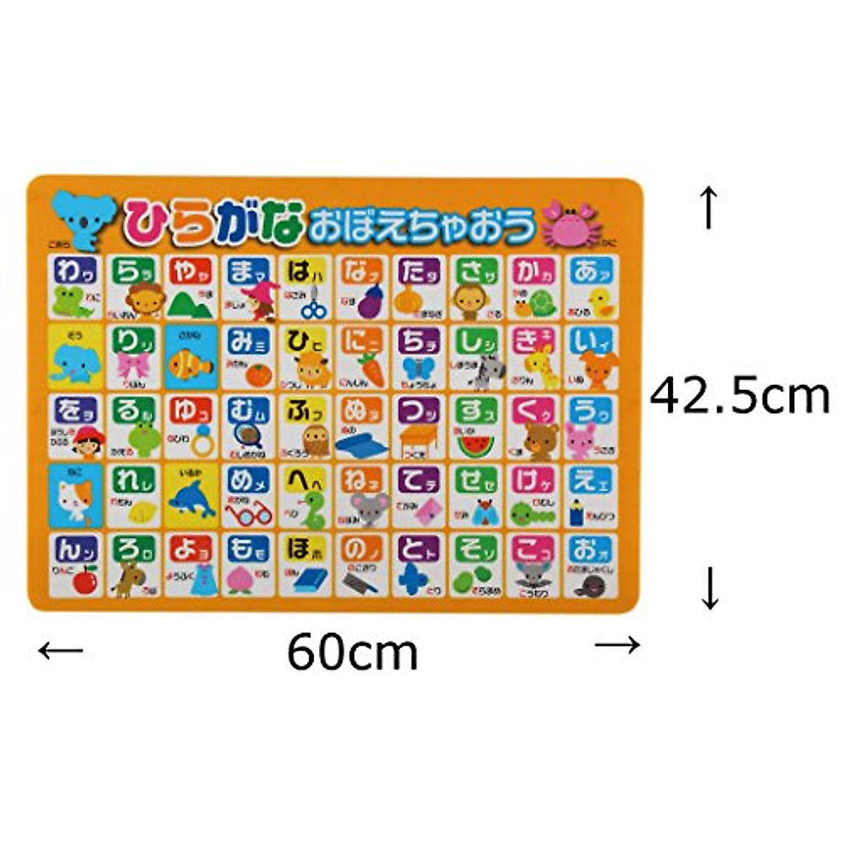 Large Japanese Hiragana Bath Poster