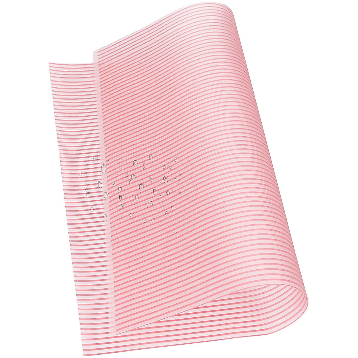 100 Sheets Wax Paper, Greaseproof Waterproof Non-Stick Wrapping Paper Bags for Food Cake Bread Burger Sandwich Fries (Wax Paper-Stripe)