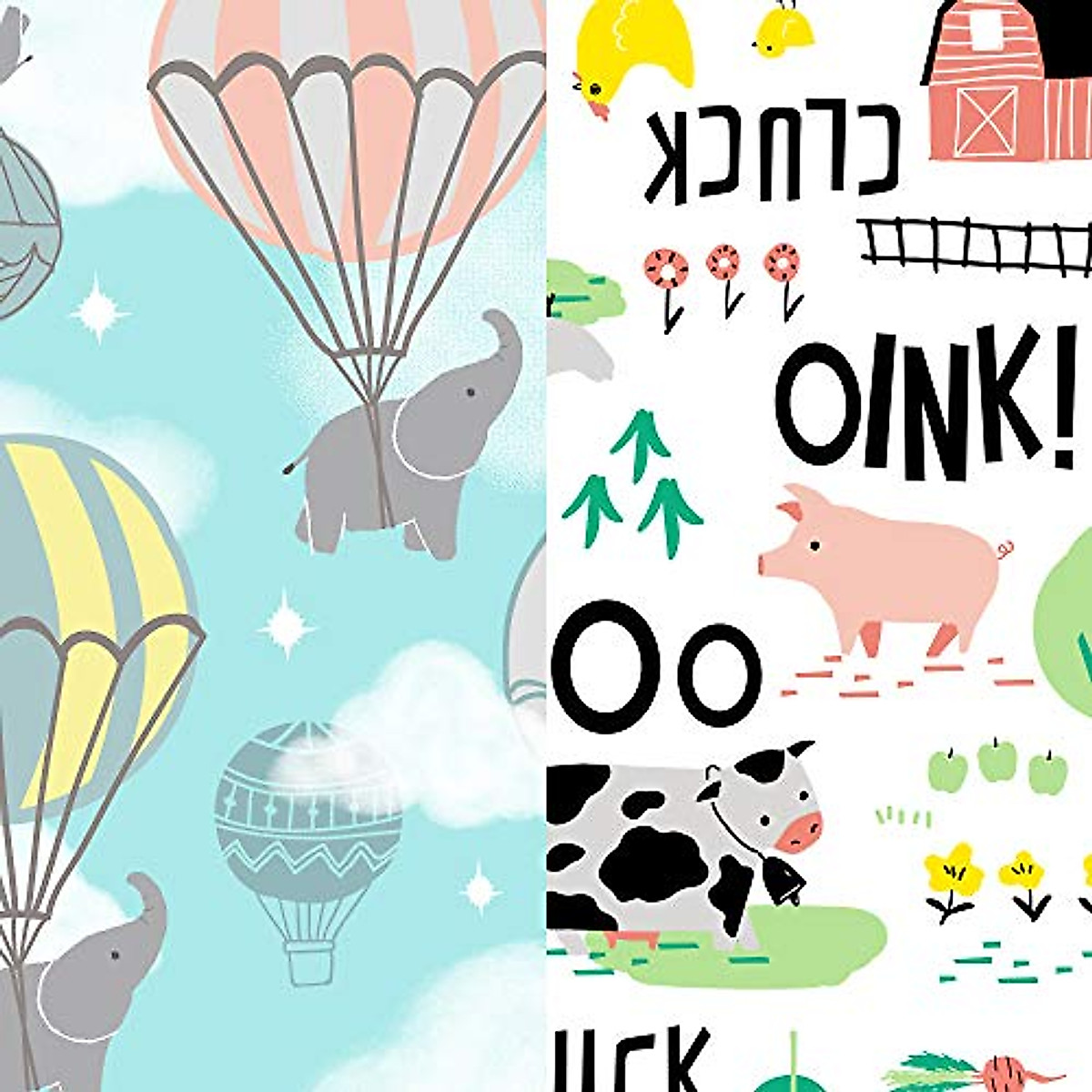 The Honest Company Clean Conscious Diapers | Plant-Based, Sustainable | Above It All + Barnyard Babies | Club Box, Size 1 (8-14 lbs), 80 Count