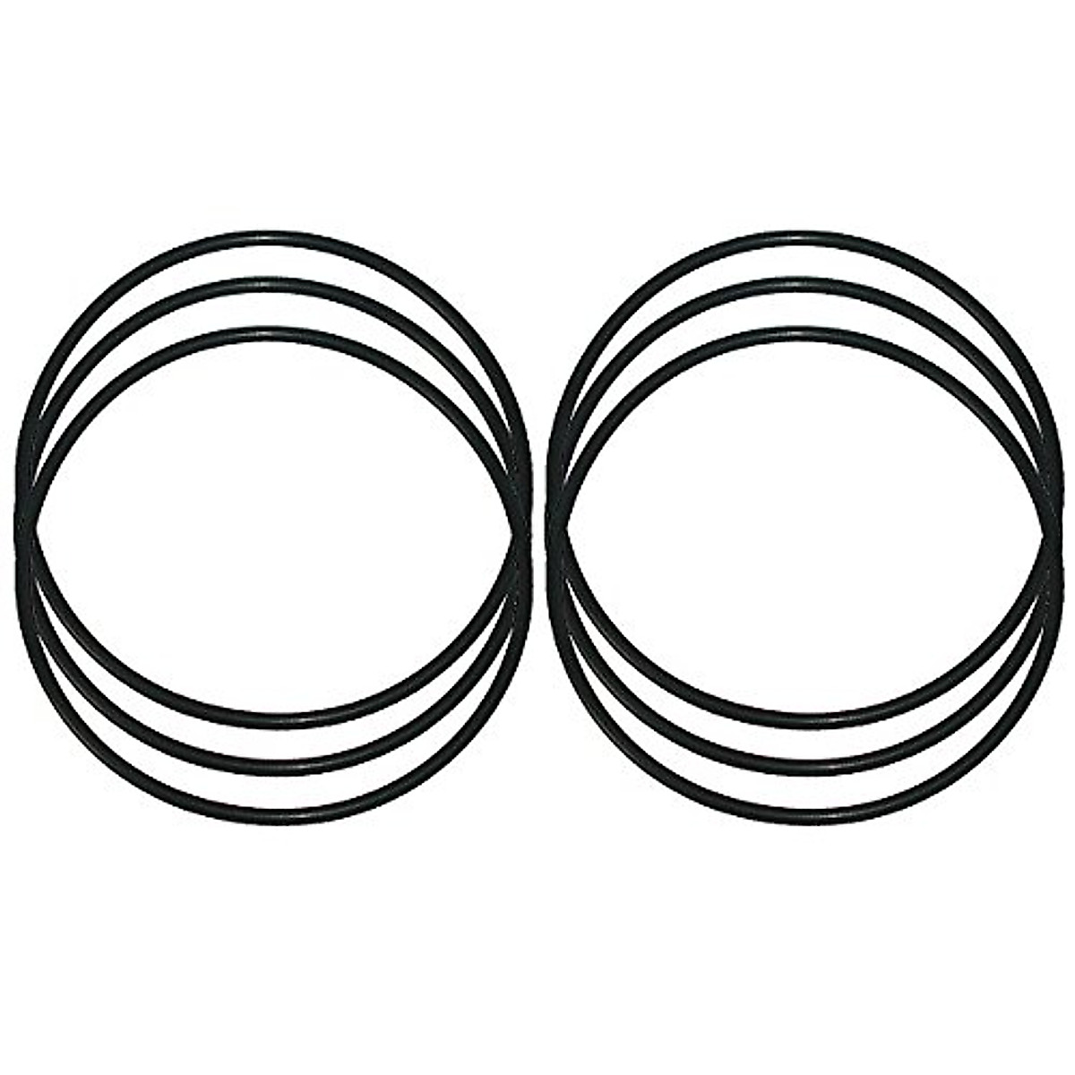 KleenWater Water Filter Housing Replacement O-Rings, Compatible with Aqua-Pure AP801-AP802, KemFlo 5000 & 10000, Keystone CG10, Set of 6