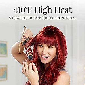 Remington Pro 1¼” Ceramic Clipless Curling Wand with Color Care Heat Control Sensing Technology, CI8A931