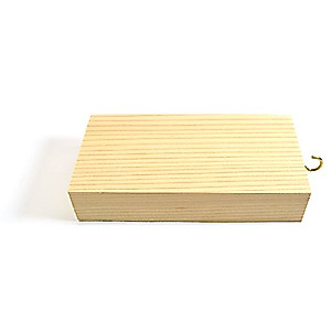 Wooden Friction Block Set - Wood, Sandpaper and Felt Surfaces - Measure 6 x 3 x 1.25" Each -Made in The USA