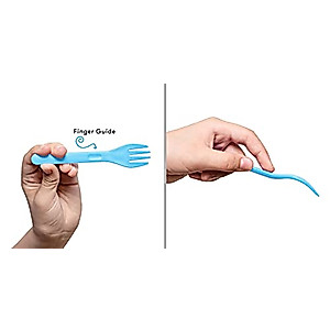 OmieBox Bento Box for Kids Insulated Bento Lunch Box with Leak Proof Thermos Food Jar, 3 Compartments + Yellow Blue Utensil Set with Case