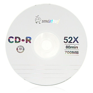 Smartbuy 500-disc 700mb/80min 52x CD-R Logo Top Blank Recordable Disc + Black Permanent Marker