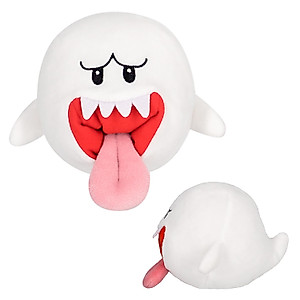 Sanei Super Mario All Star Collection 4" Ghost Boo Plush, Small