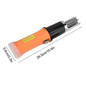 OKJHFD Electric Fish Scaler, Waterproof Powerful Motor for Fish Scaling, Powerful Fish Scaler Scale Scraper Remover Cleaner Skinner(110-240V)