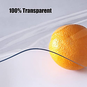 HRXQTTP Custom Sizes Desk Floor Mat Clear Desk Chair Mat for Carpeted Floors 1.5mm Thick Office Mats for Rolling Chairs Transparent Plastic Mat for Office Chair Silent Gaming Chair Mat Anti-Slip