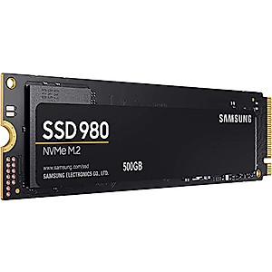 NATIVO HARVEST Sam-Sung 980 SSD M.2 NVMe/MZ-V8V500B / Interface Internal Solid State Drive with V-NAND Technology for Gaming, Heavy Graphics, Full Power Mode (500 GB)