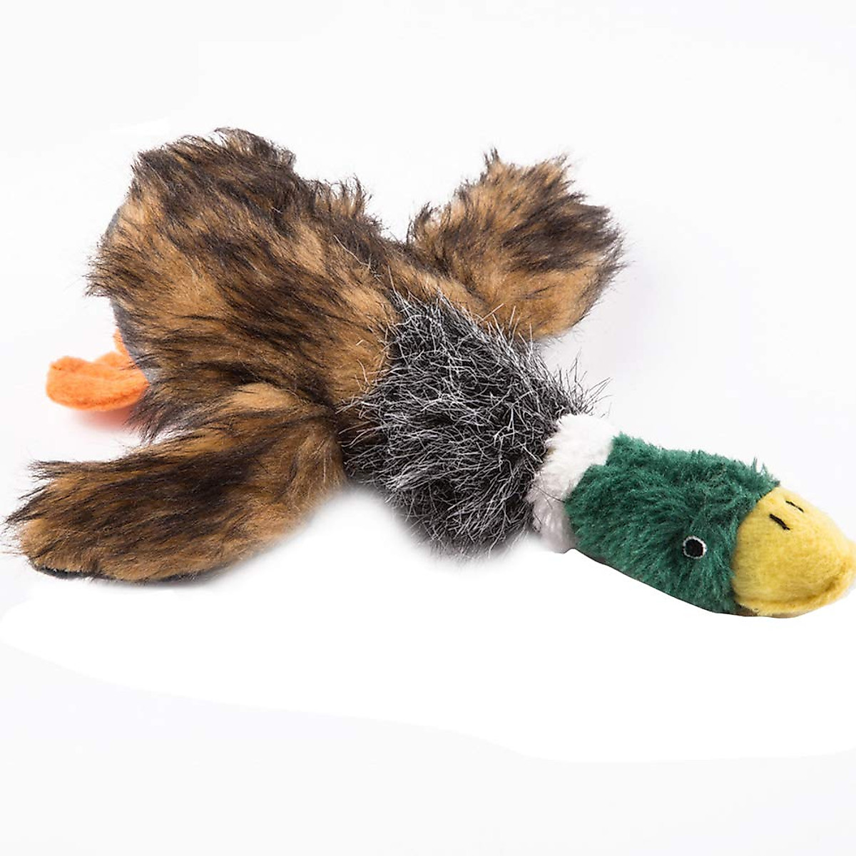 Albabara Pet Mallard Duck Dog Toy, Squeaky Dog Toy, Stuffed Plush Puppy Dog Chew Toy for Small Medium Dogs, Different