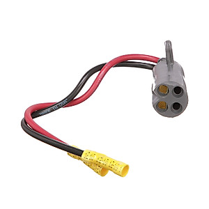 Attwood 8M4000953 Trolling Motor Power Plug, 2-Prong, Connects With 12-Volt, 24-Volt or 36-Volt Motors