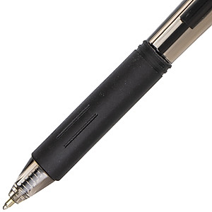 Pentel WOW! Ballpoint Pen, (1.0mm) Medium Line, Black Ink, Pack of 60, Canister (BK440PC60A)