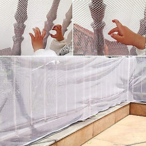 HILTOW Balcony Stairs Safety Net for Children (118inch, Thick)