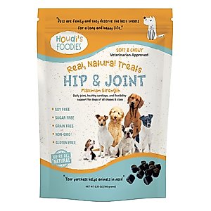 Houdi's Foodies Hip & Joint by North American Herb & Spice - Easy-to-Chew, Veterinarian-Approved SmartSupps for Dogs - Grain Free, Gluten Free & Non-GMO