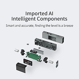 L-as-er Protractor Digital Inclinometer Angle Measure L-as-er Ruler - with Bi-directional L-as-er Marking, Large Lcd Screen Angle Finder, Multifunctional Device for Fast, Precise& Professional Results
