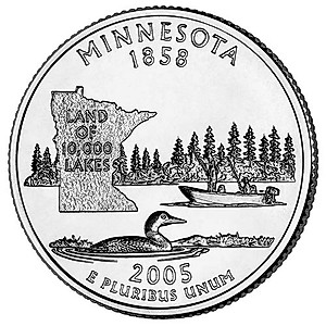 2005 S Silver Proof Minnesota State Quarter Choice Uncirculated US Mint