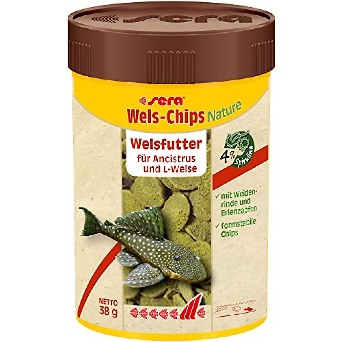 Sera 510 Catfish Chips 1.3 oz 100 ml Pet Food, One Size