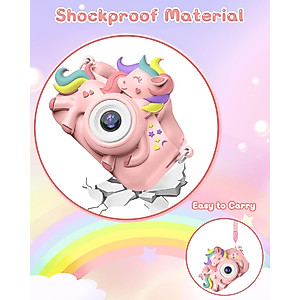 Kids Camera for 3-12 Years Old Toddlers Childrens Boys Girls Selfie Camera 20.0 MP HD 1080P IPS Screen Dual Digital Toy Camera for Kids Birthday