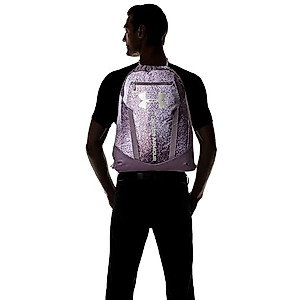 Under Armour Unisex-Adult Undeniable Sackpack, (550) Violet Gray/Parisian Purple/Metallic Champagne Gold, One Size Fits Most