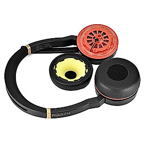 Evolve 75 Ear Pads - defean Replacement Ear Cushion Compatible with Jabra Evolve 75 75+ 75 UC / 75 MS Headphone/Earpads Contain Plastic Clips,(Ear Pads not fit Jabra Evolve2 75 PC Wireless Headset)