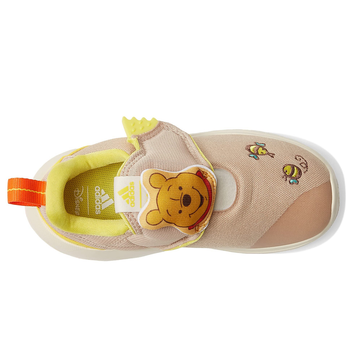 adidas Baby Girl's Suru365 Wtp (Toddler) Magic Beige/Impact Yellow/Wonder White 9 Toddler M