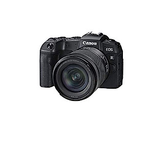 Canon EOS RP Full-Frame Mirrorless Interchangeable Lens Camera + RF24-105mm Lens F4-7.1 is STM Lens Kit- Compact and Lightweight for Traveling and Vlogging, Black (3380C132)
