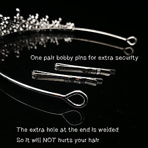 Rhinestone Crystal Tiara Headbands and Small Tiara For Women Bride Wedding Birthday Pageant Prom Crown