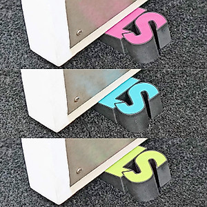 "STOP" Door Stoppers / Door Wedges, Pack of 3