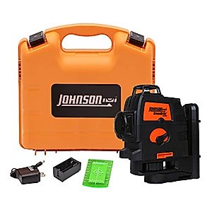 Johnson Level & Tool 40-6674 Self-Leveling 3 x 360° Laser with GreenBrite Technology, Green, 1 Laser