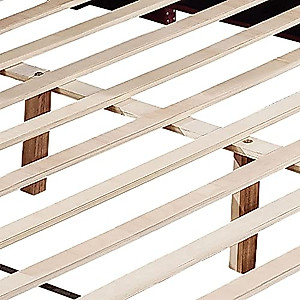 Nathaniel Home Aliyah Velvet Upholstered Platform Bed Deep Button Tufting Frame Bed with Wingback Headboard/Mattress Foundation/Wood Slat Support/No Box Spring Needed/Easy Assembly, Silver, King