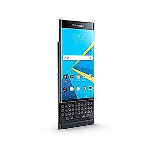 Blackberry PRIV Factory Unlocked GSM Android OS Security Phone with Slide-out Physical Keyboard and 18MP Camera - International Version (Black)