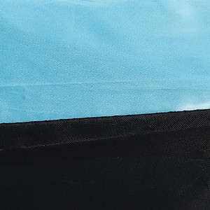 EVGATSAUTO Inflatable Sofa Portable Inflatable Sofa Storage Bag 2.3ft Wide 6.1ft Long Oxford Cloth for Travel (Black and Blue)