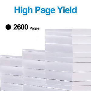 VAKER Compatible Toner Cartridge Replacement for Brother TN660 TN-660 TN630 to use for Brother MFC-L2700DW MFC-L2707DW HL-L2380DW DCP-L2540DW HL-L2300D HL2340DW MFC-L2740DW Printer (Black, 2 Pack)