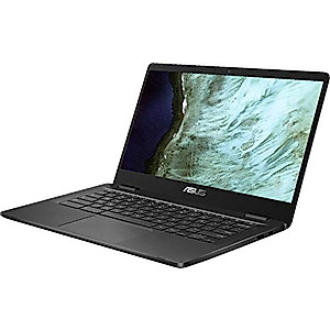 Asus Chromebook C423NA-BCLN5 14" 4GB 32GB Intel Celeron N3350 X2 2.4GHz Chrome OS, Gray (Renewed)
