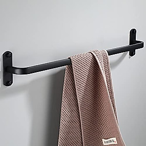 Space Aluminum Bathroom Hand Towel Rack, Wall Mount Single Bar Bath Towel Bar for Bathroom Kitchen Hand Towel Holder Dish Cloths Hanger (Size : 50cm)