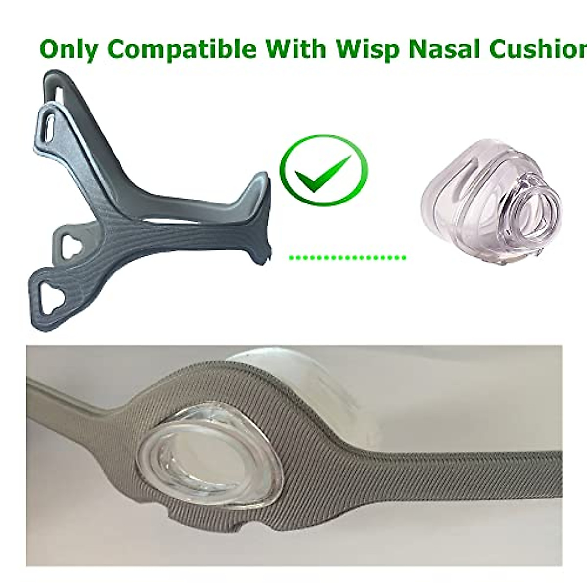 2PCS Fabric Frame Compatible with Wisp Frame - Universal Size Fabric Frame - No Headgear