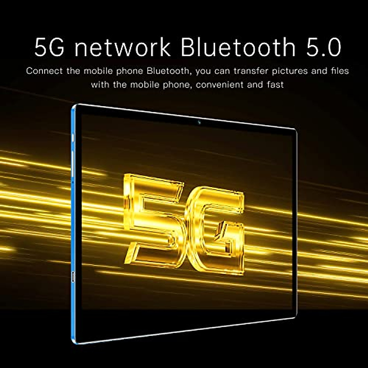 deriny X5pro 10 inch Android Tablet,1080p Full HD,Long Lasting Battery,Dual Camera,6GB RAM 128GB ROM,Dual SIM,WiFi,GPS,Bluetooth,Fire HD Kids Tablet,Widely Compatible with App(Gray)