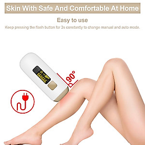 TUMAKOU Painless Permanent Hair Removal Device for Women & Men - 999,999 Flashes (Hair Removal Device)