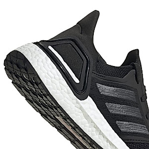 adidas Women's Ultraboost 20 Running Shoe, Core Black/Night Metallic/Cloud White, 5.5 M US