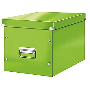 Leitz 61080054 Large Storage Cube, Click and Store, WOW Range, Green