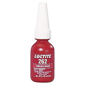 Loctite 231926 Red 262 High Strength Thread Locker, 10 mL Bottle