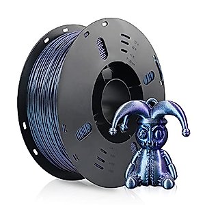 Voxelab 3D Printer Filament, 1.75mm PLA Multicolor Filament, Dimensional Accuracy +/- 0.02 mm, 3D Printing Material 1kg/ Spool, Compatible with FDM 3D Printer/Pen (Burnt Titanium)
