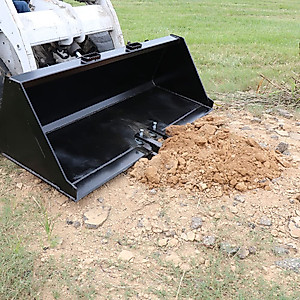 Titan Attachments Clamp-On Quick Spade Combo 45" x 18" Dig Footings, Trenches, and Stump Removal