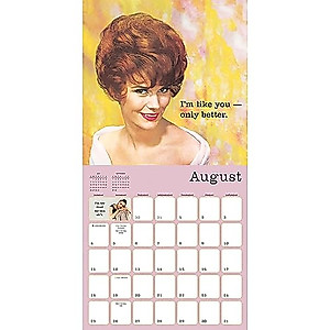The B Word 2024 Wall Calendar, 16-Month Humor & Comic Calendar, 12" x 12"