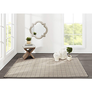 Erin Gates by Momeni Marlborough Deerfield Ivory Hand Woven Wool Area Rug 8' X 10'