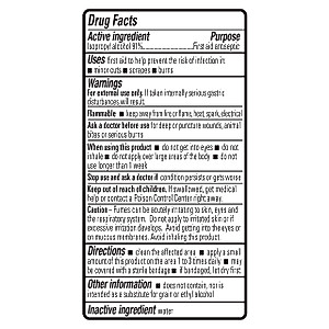 Amazon Basics 91% Isopropyl Alcohol First Aid Antiseptic, Unscented 32 Fl Oz (Pack of 1) (Previously Solimo)