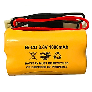 Ni-CD AA 1000mAh 3.6v Triangle 1000 mAh 3.6 Volt Fire Exit Sign Light Battery Pack Replacement