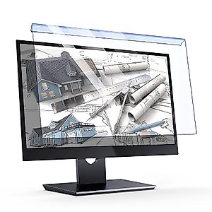 eyesapajou Blue Light Blocking Screen Protector–Blue Light Screen Protector for 20 and 22” Widescreen Monitors–Blue Light Filter Computer Screen (19.3"x12.5")