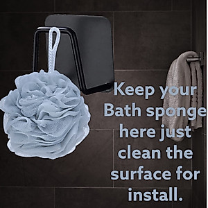 2 Pieces Black Sink Caddy 304 Stainless Steal,Kitchen Sink Caddy,Sink Organize,Sponge Holder,soporte para esponjas de fregadero ,Black Sponge Holder,Sink Organize,Adhesive Hooks,