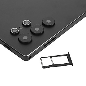 ANGGREK 10.1in HD Screen 3200x1440 Resolution 8GB RAM 128GB ROM 4G LTE Tablet with Dual SIM Dual Standby for Android 11, Front 8MP Rear 13MP 5G WiFi Tablet (Black)